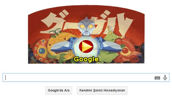 Google Eiji Tsuburaya'yı doodle yaptı