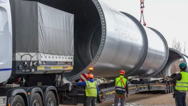 3. Hyperloop test yolu Fransa da inşa edilmeye başlandı