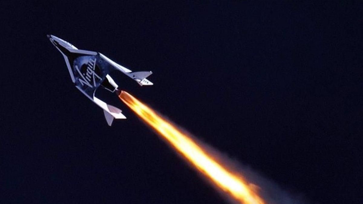 ABD'li Virgin Galactic uzay turizminde kullanmayı hedefliyordu... Testi ...