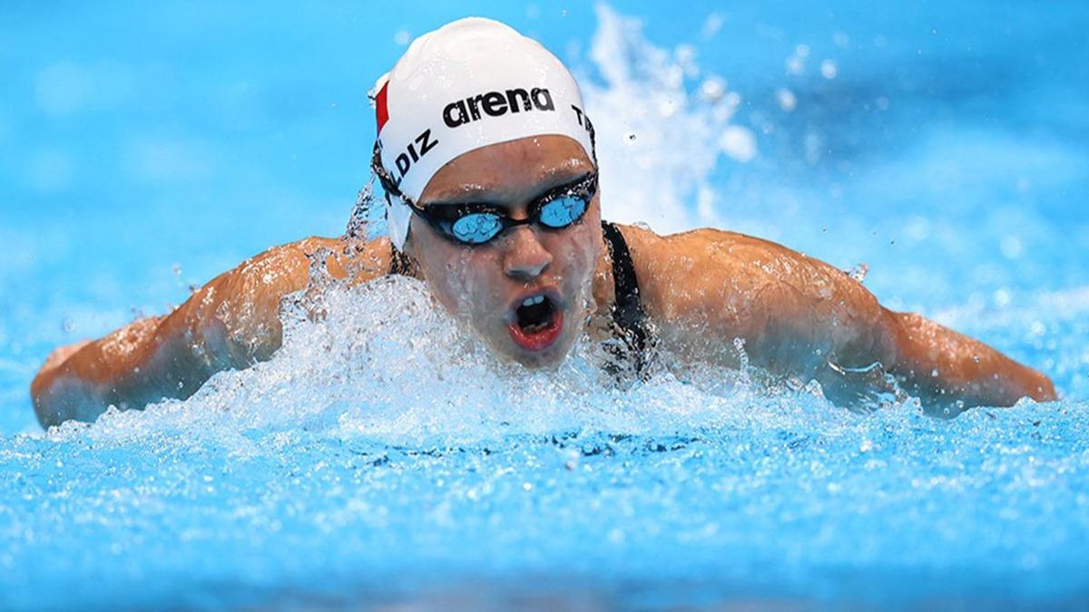 Defne Taçyıldız 200 metre kelebekte yarı finale kaldı