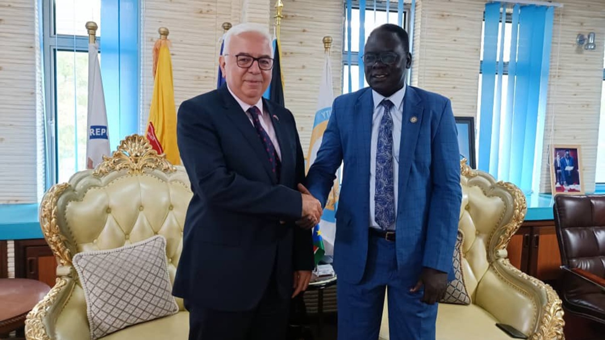 Türkiye'nin Cuba Büyükelçisi Mutaf, Solomon Agok ile görüştü