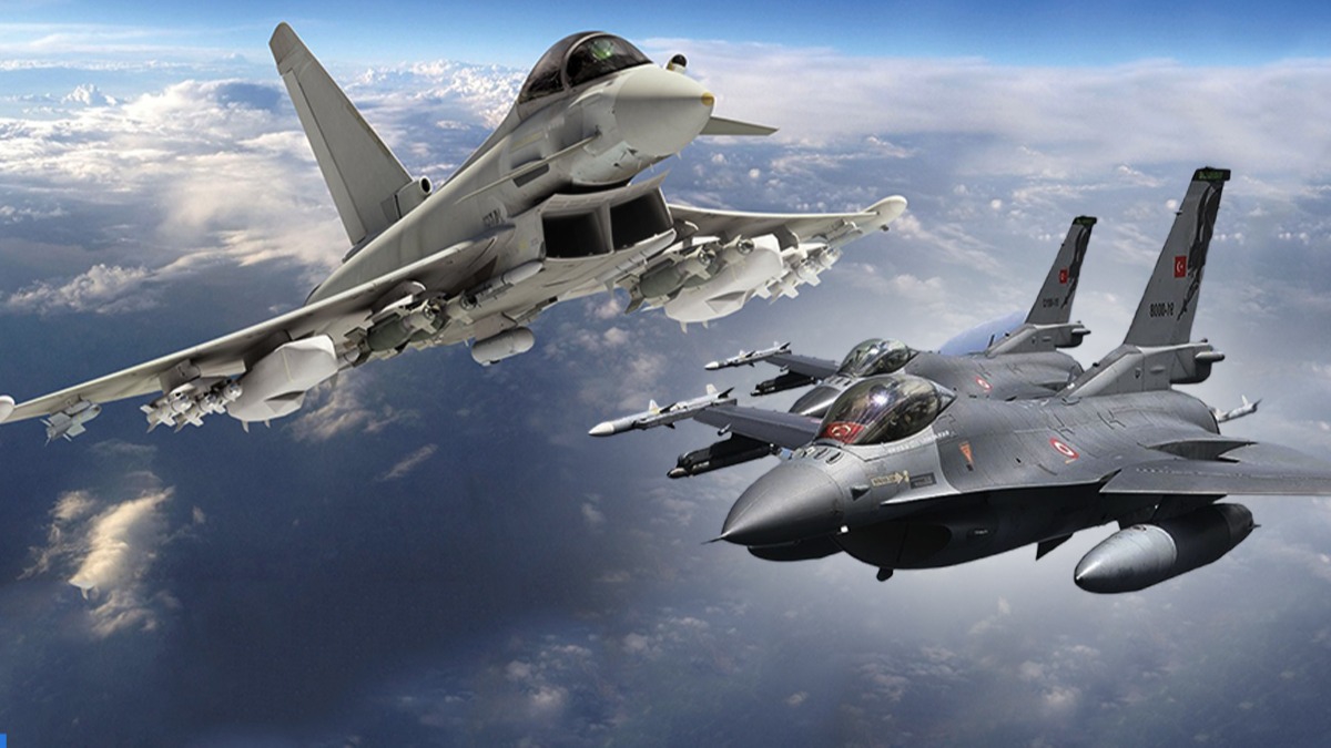 F-16 için Eurofighter jetleri geliyor! Türkiye ihtimale karşı harekete ...