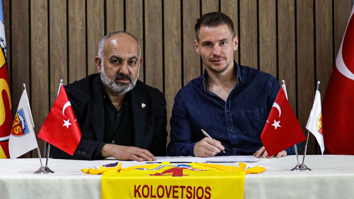 Dimitrios Kolovetsios Kayserispor ile nikah tazeledi