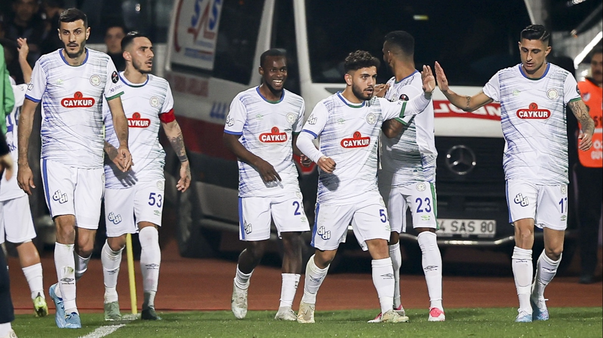 Çaykur Rizespor deplasmanda 3 puanı tek golle aldı