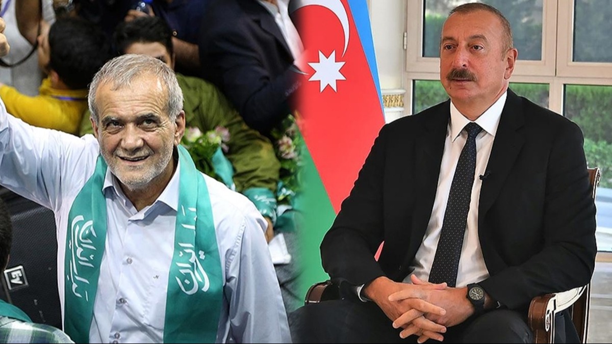 Azerbaycan Cumhurbaşkanı Aliyev'den Pezeşkiyan'a tebrik mesajı ...